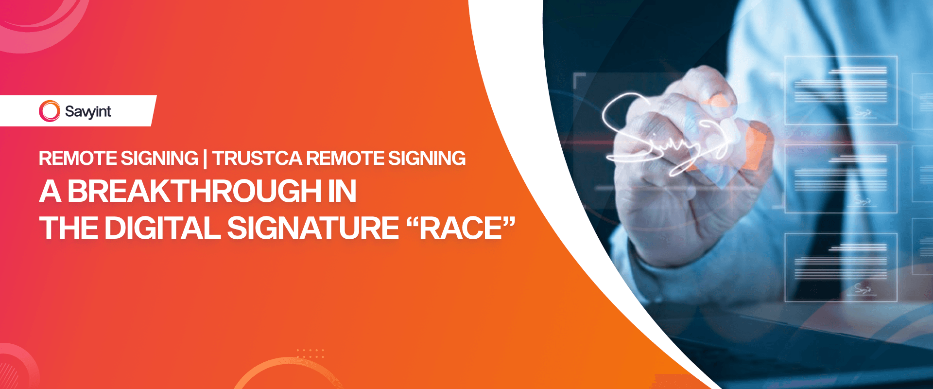 TrustCA Remote Signing – A breakthrough in the digital signature “race ...